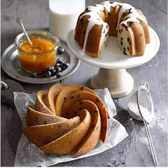 Kitchen | Silicone Fulted Pan Cake Moldsset Of 2 Red New | Poshmark